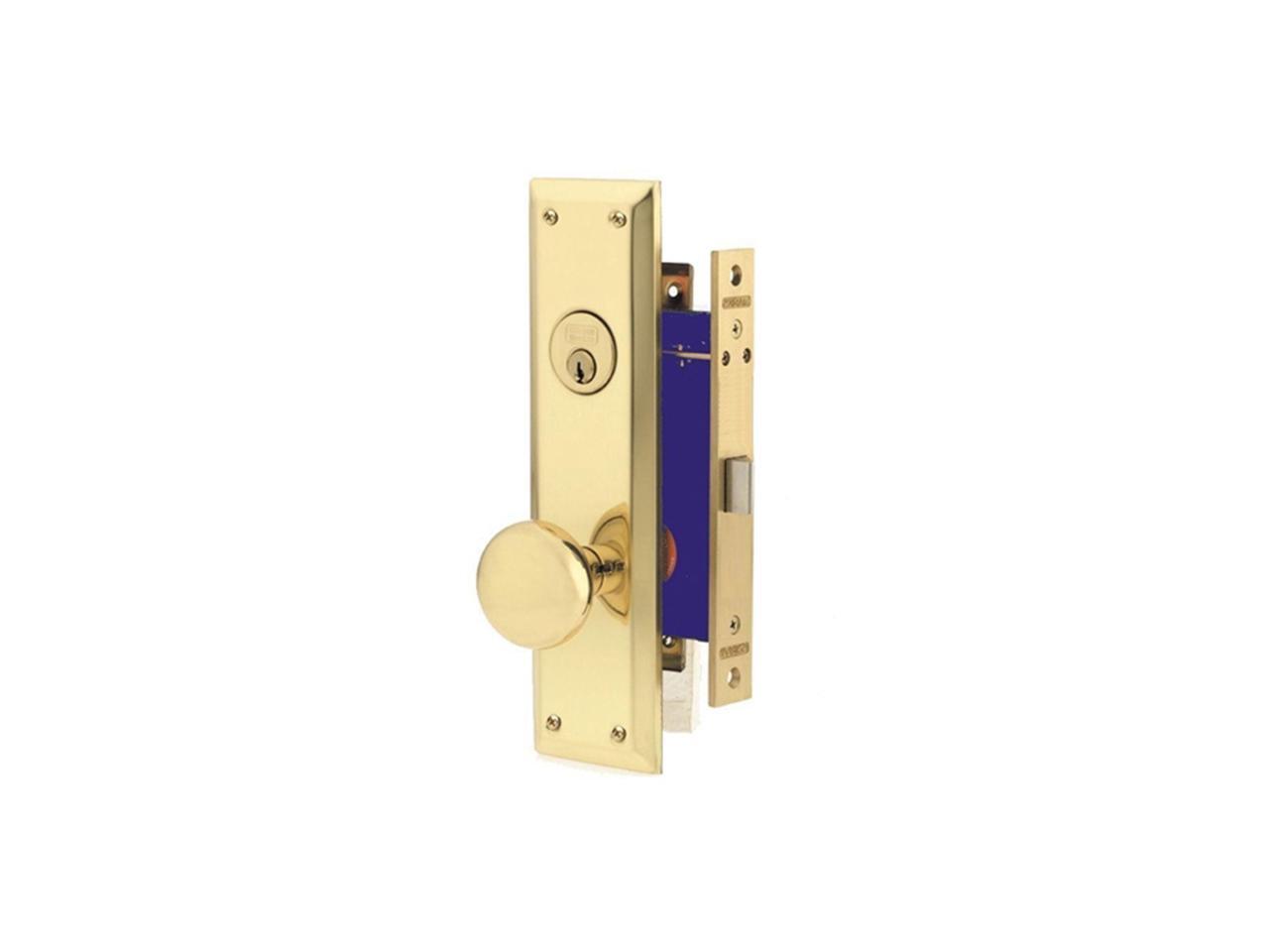 Marks Metro 91DW/3, Polished Brass Left Hand Mortise Lock Knob ...