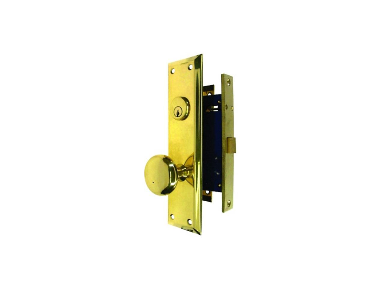 Marks Metro 91DW/3, Polished Brass Left Hand Mortise Lock Knob ...