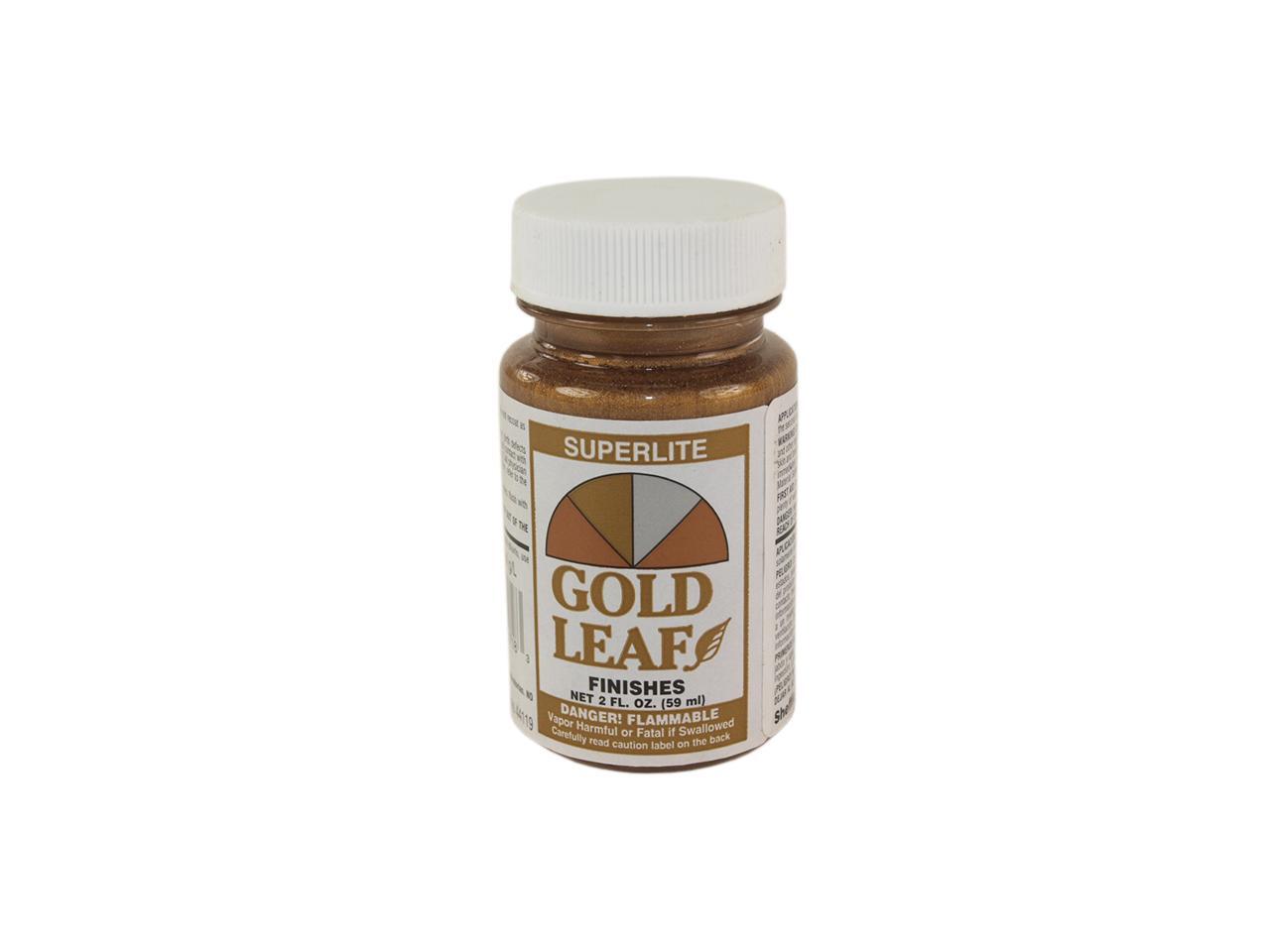 SHEFFIELD, 1718, Gold Leaf Metallic, 2 OZ Bottle, Superlite Gold Leaf ...