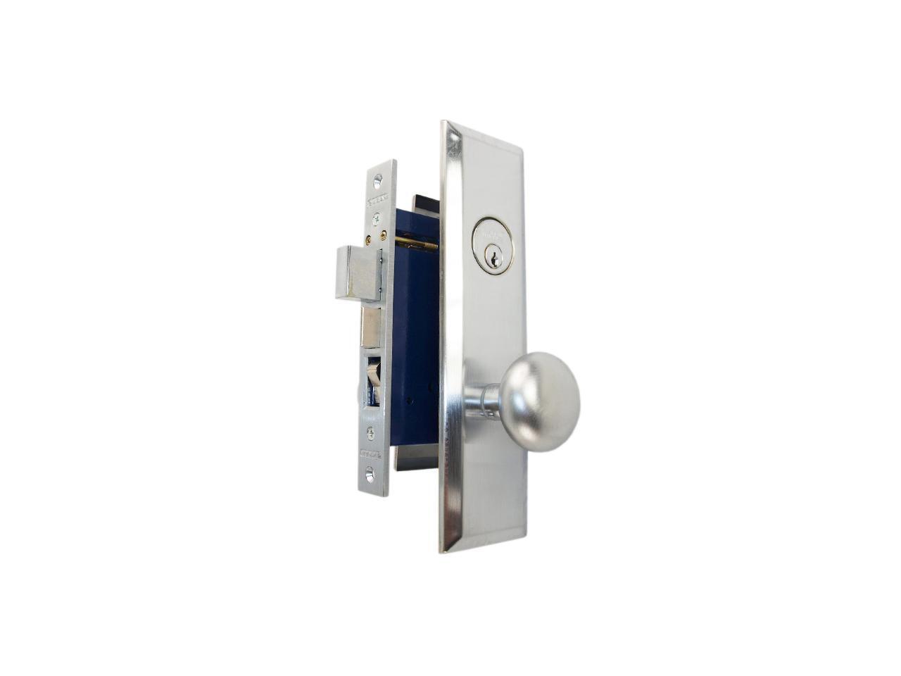 Marks Metro 114A/26D Satin Chrome Right Hand Mortise Entry, Thru Bolted ...