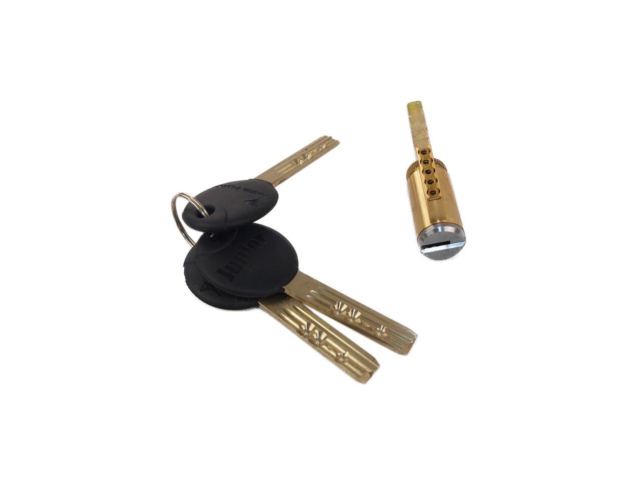 MUL-T-LOCK Junior - Satin Chrome US26D Finish, Key In Knob (K.I.K ...