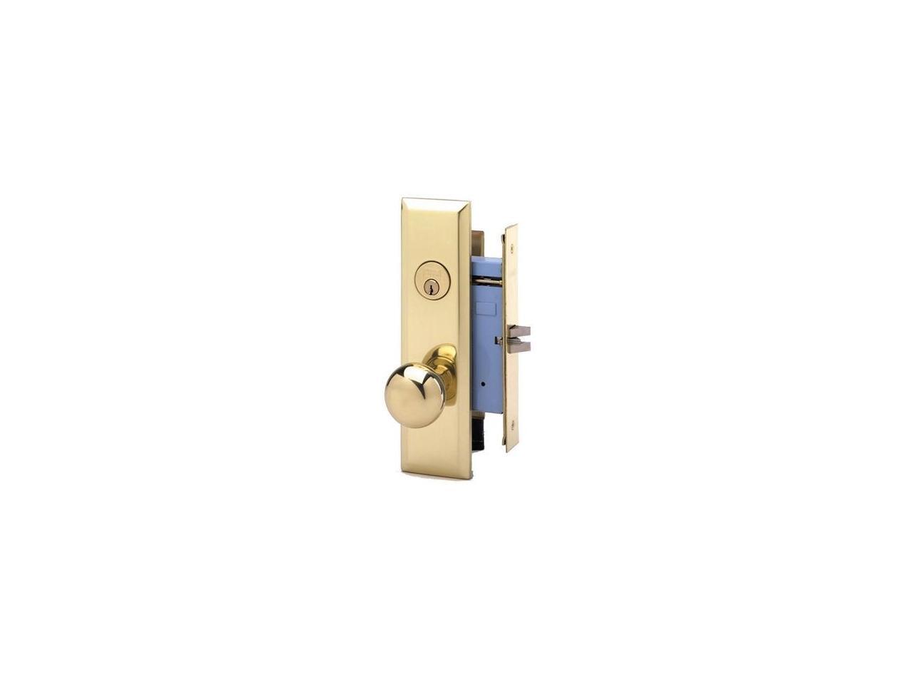 Marks New Yorker 7NY10DW/3, Polished Brass Left Hand Mortise Lock Knob ...