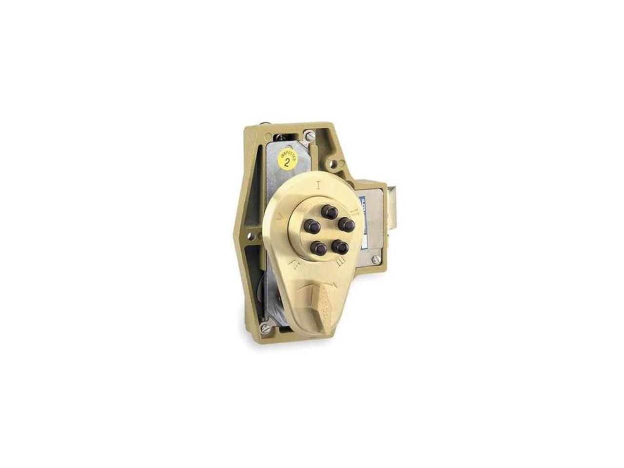 Simplex 919-04 Satin Brass Heavy Duty Mechanical Pushbutton Combination ...