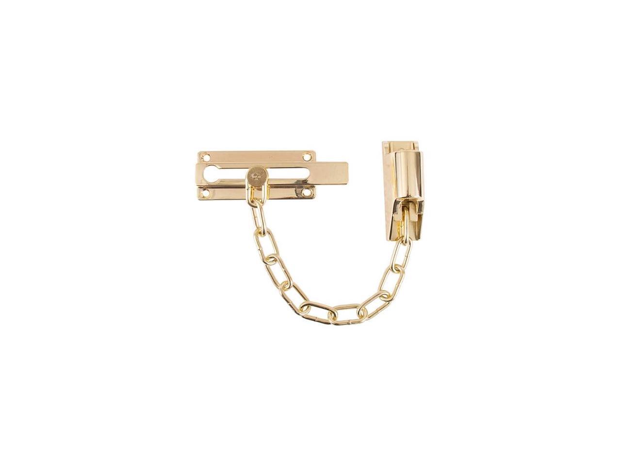 Tuff Stuff TUF55 Polished Brass Keyed Operated Door Chain Fastener ...