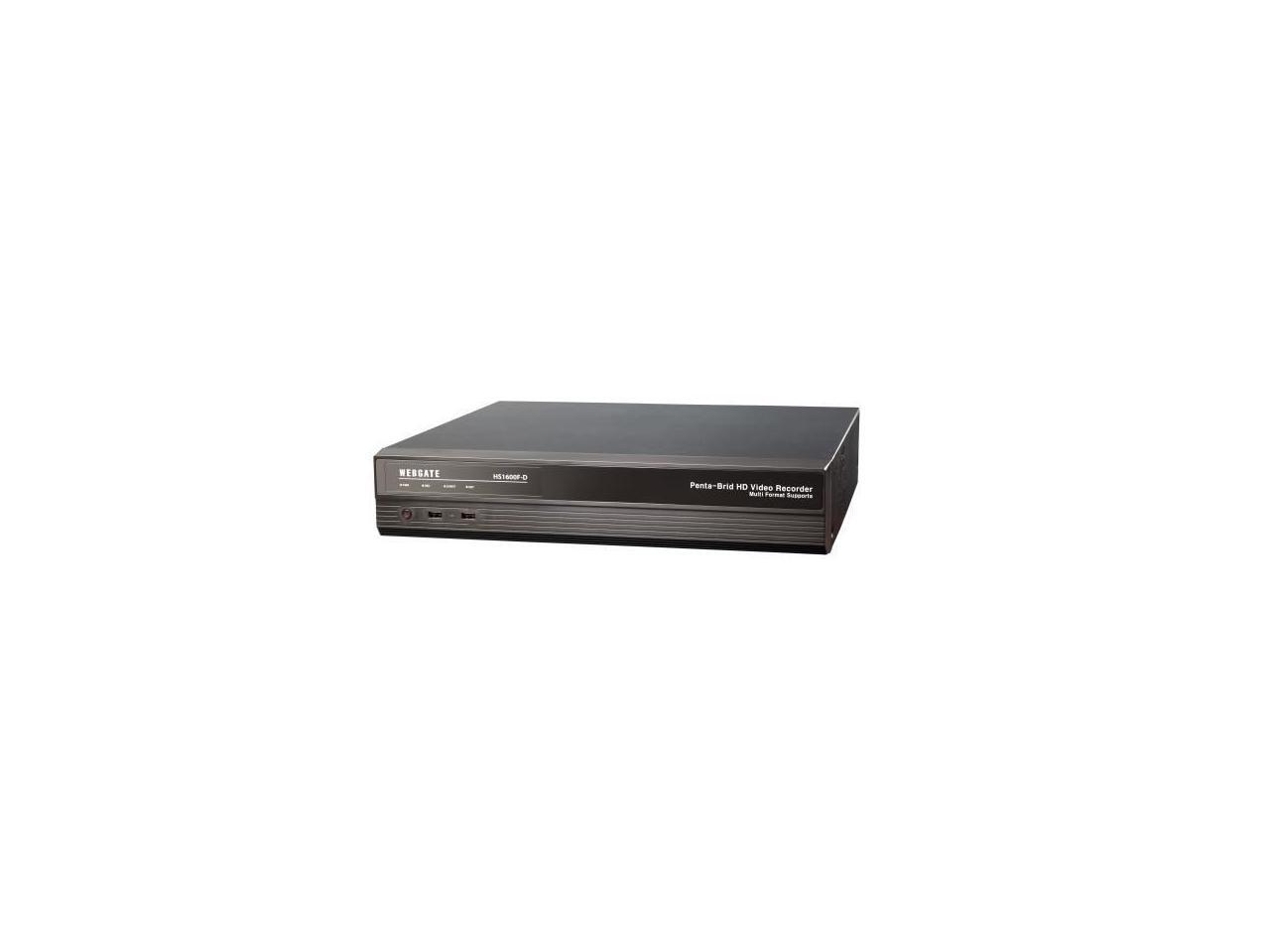 Webgate HSI1600F-D Hybrid 16ch DVR HD-SDI & analog, DoubleReach, 5 HDD ...
