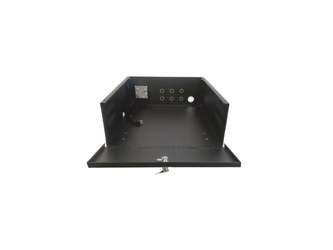 DVR & NVR Lock Box 18"x18"x5" inch, Built-In Fan, 16 Gauge - Newegg.com