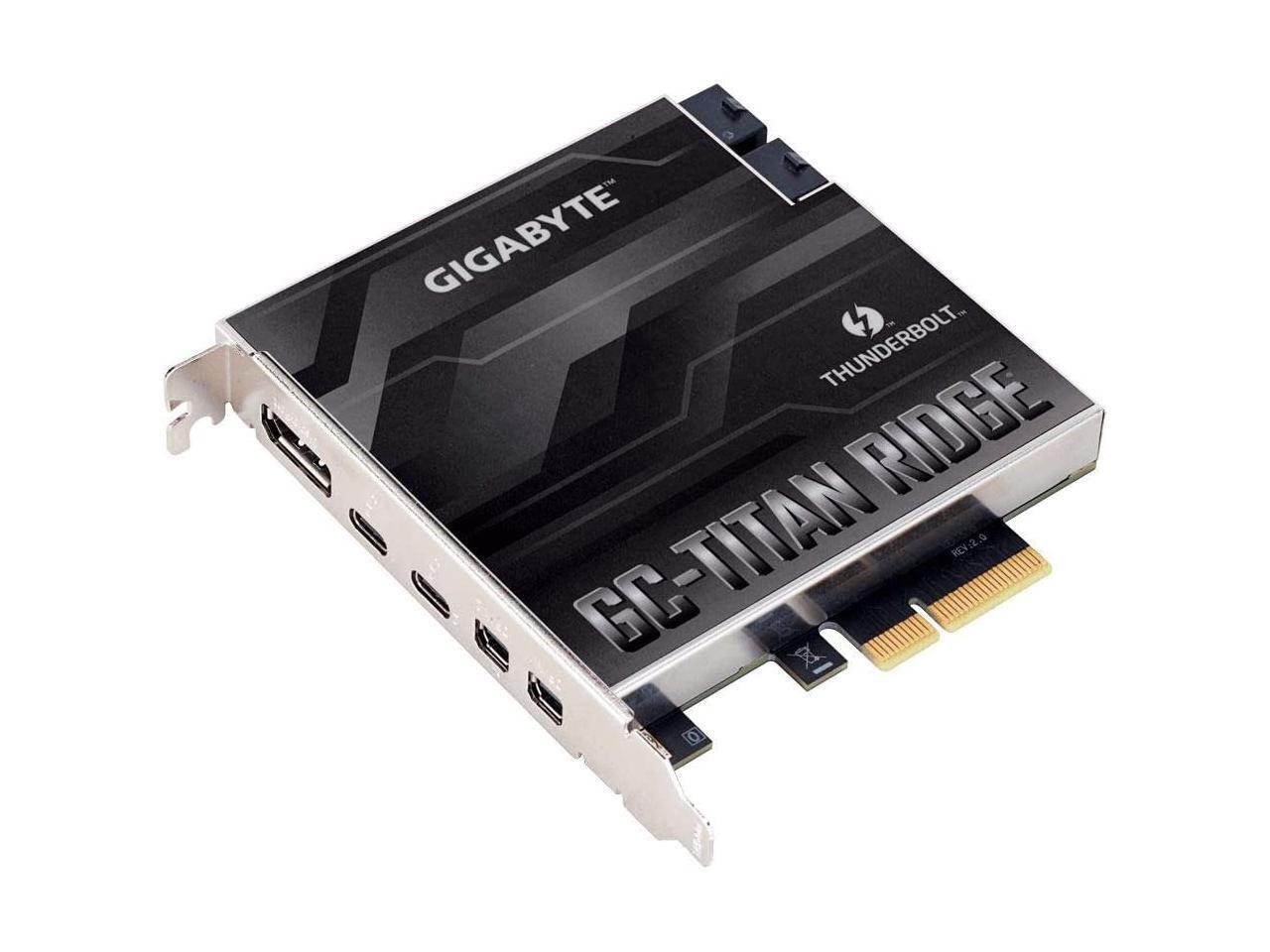 Gigabyte GC-Titan Ridge 2.0 (Titan Ridge Thunderbolt 3 PCIe Card ...