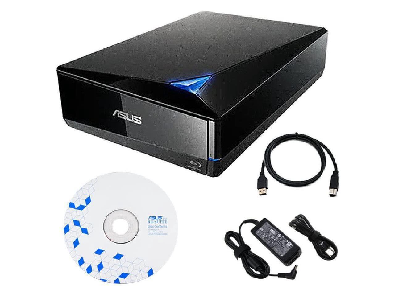 ASUS BW-16D1X-U 16x External Blu-ray BDXL Drive with BD Suite Disc USB ...