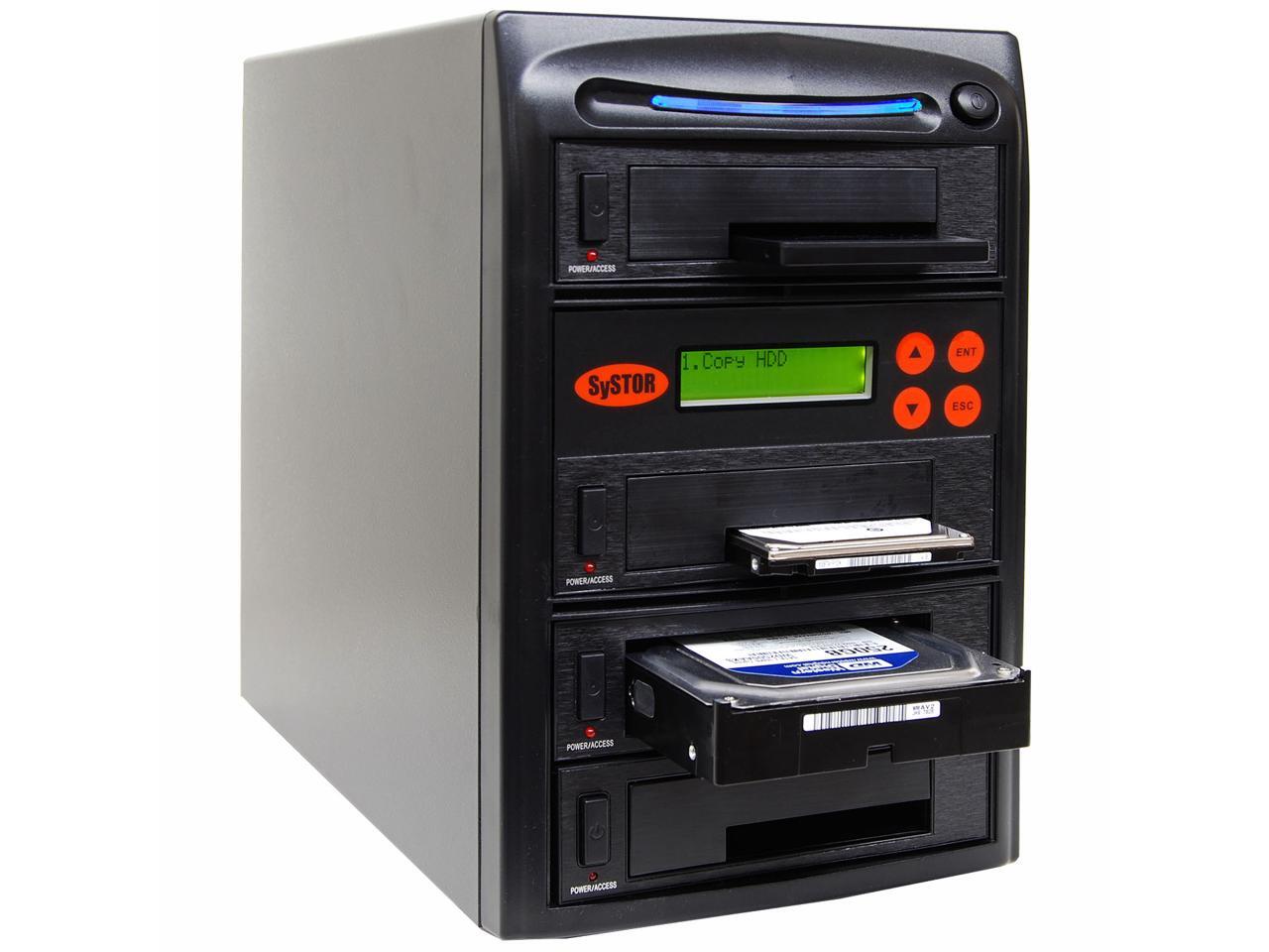 Systor 1:3 SATA Hard Drive Duplicator & Sanitizer - 5.4GB/Min - Copy ...