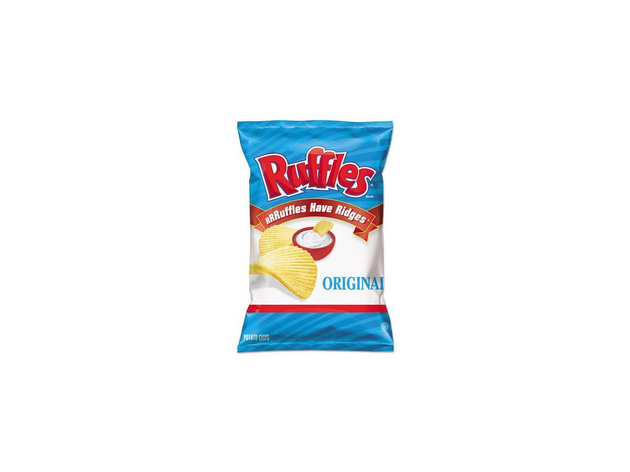 Ruffles Original Potato Chips, 1.5 oz Bag, 64/Carton - Newegg.com