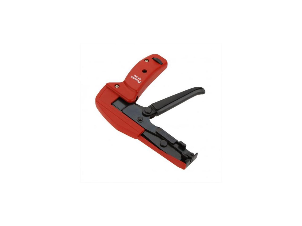 Pro'sKit CP-382 Cable Tie Gun Plier Cutting Tighting Steel Beam Line ...