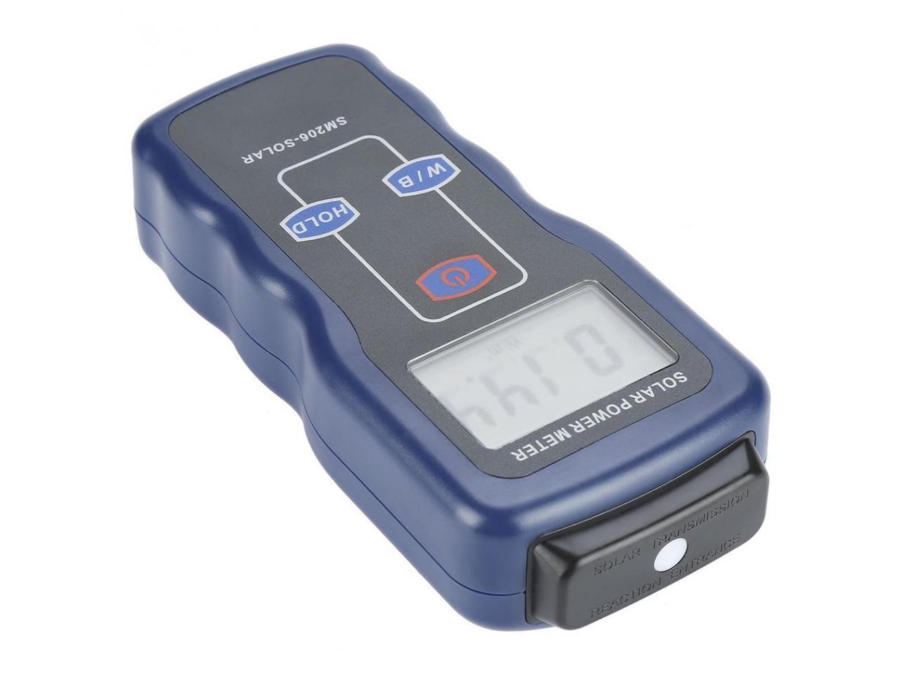 SM206 Digital Solar Power Meter Sun Light Radiation Measuring Testing ...