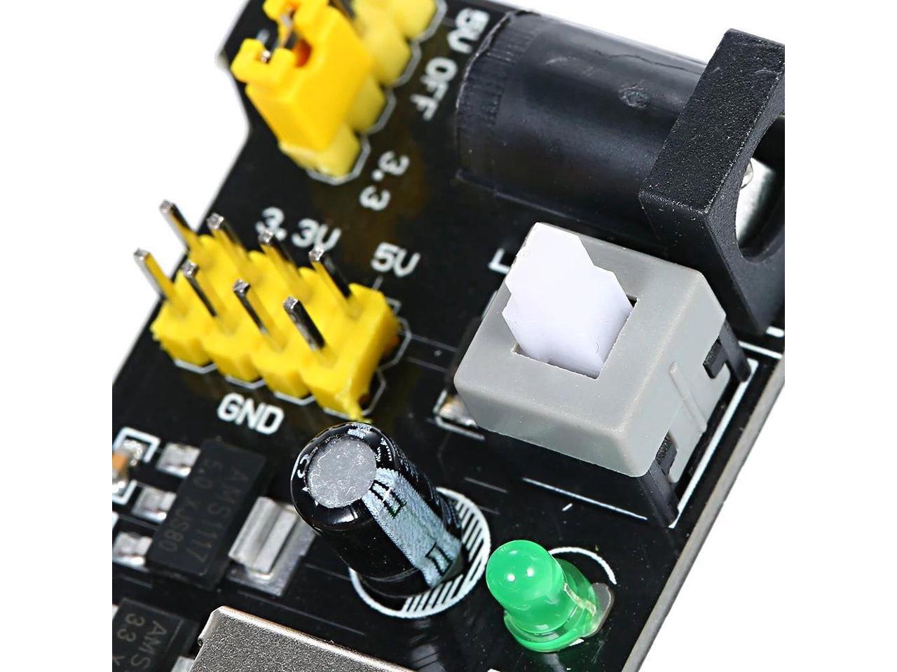 Mini Power Supply Module HW-131 Breadboard Power Module 3.3V/5V Power ...