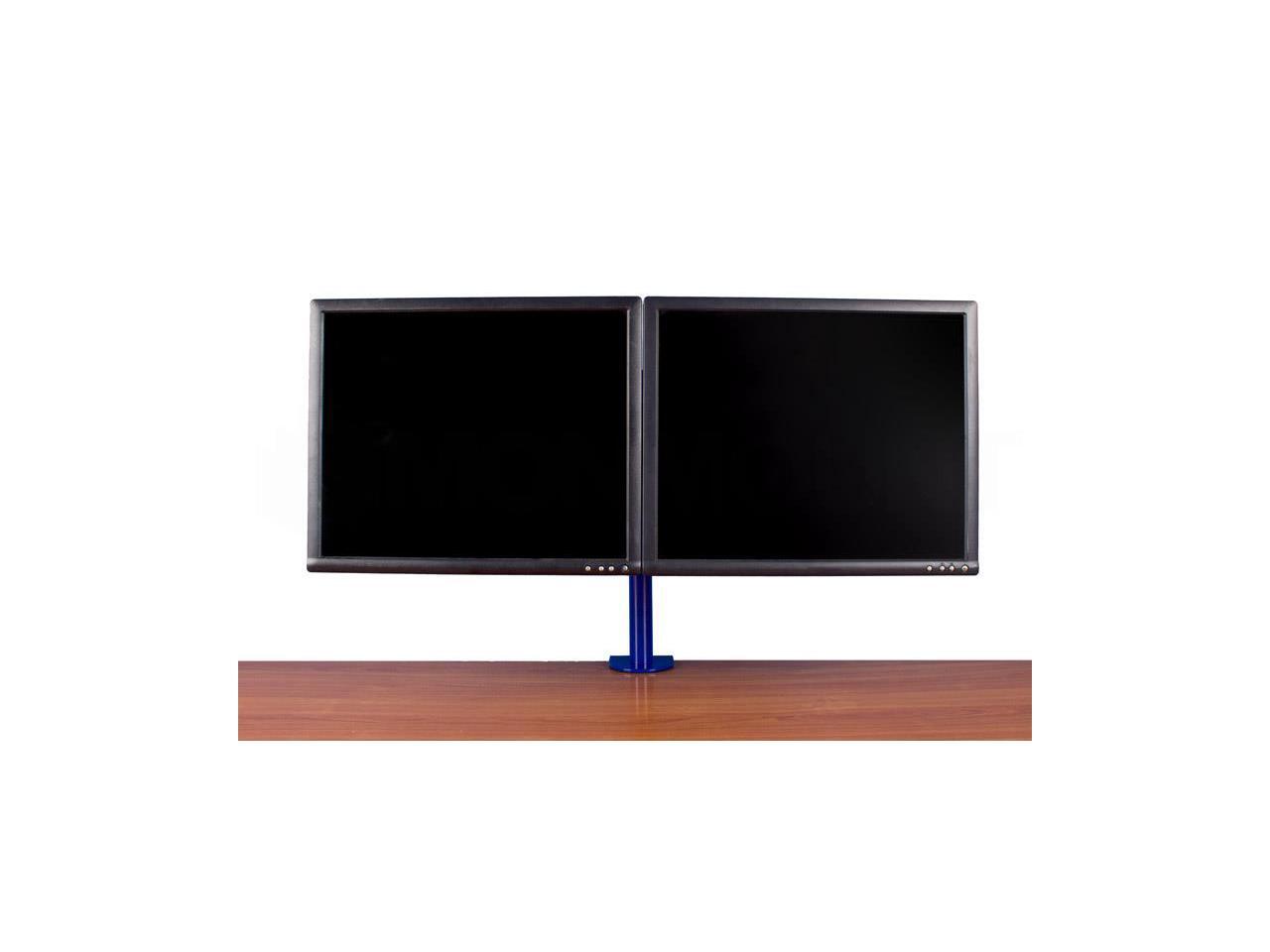 MonMount Dual LCD Monitor Stand Desk Clamp Holds Up to 24-Inch LCD ...