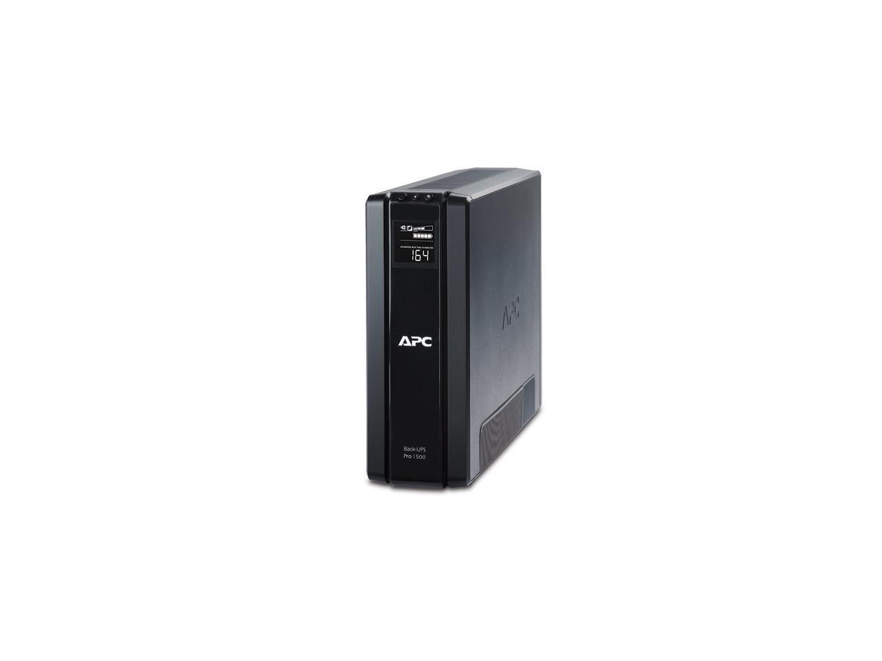APC Back-UPS Pro 1500VA UPS Battery Backup & Surge Protector (BR1500G ...