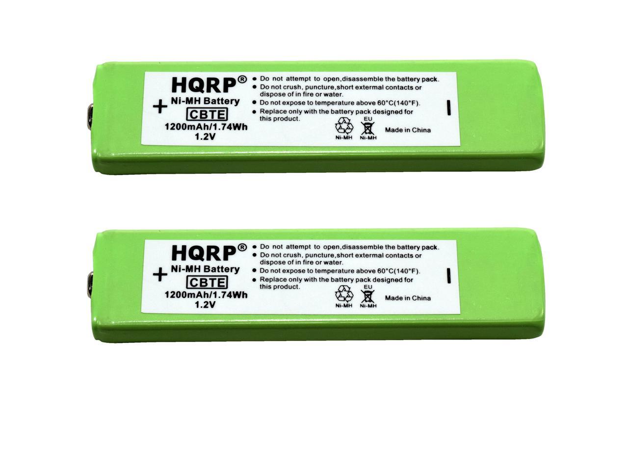 HQRP 2-Pack Battery for Panasonic HHF-AZ09 HHF-AZ01 RFKFHFAZ09PM HHF-1P ...