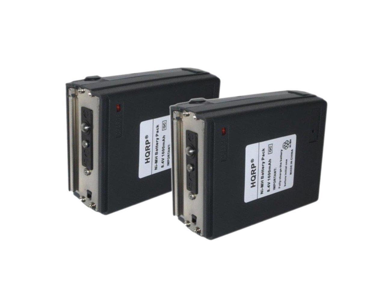 HQRP 2-pack 1600mAh Battery for Icom IC-2A, IC-32A, IC-32E, IC-2GAT, IC ...