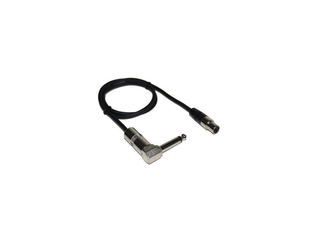 HQRP 4-Pin Mini Connector (TA4F) to Right-Angle 1/4-Inch Connector ...