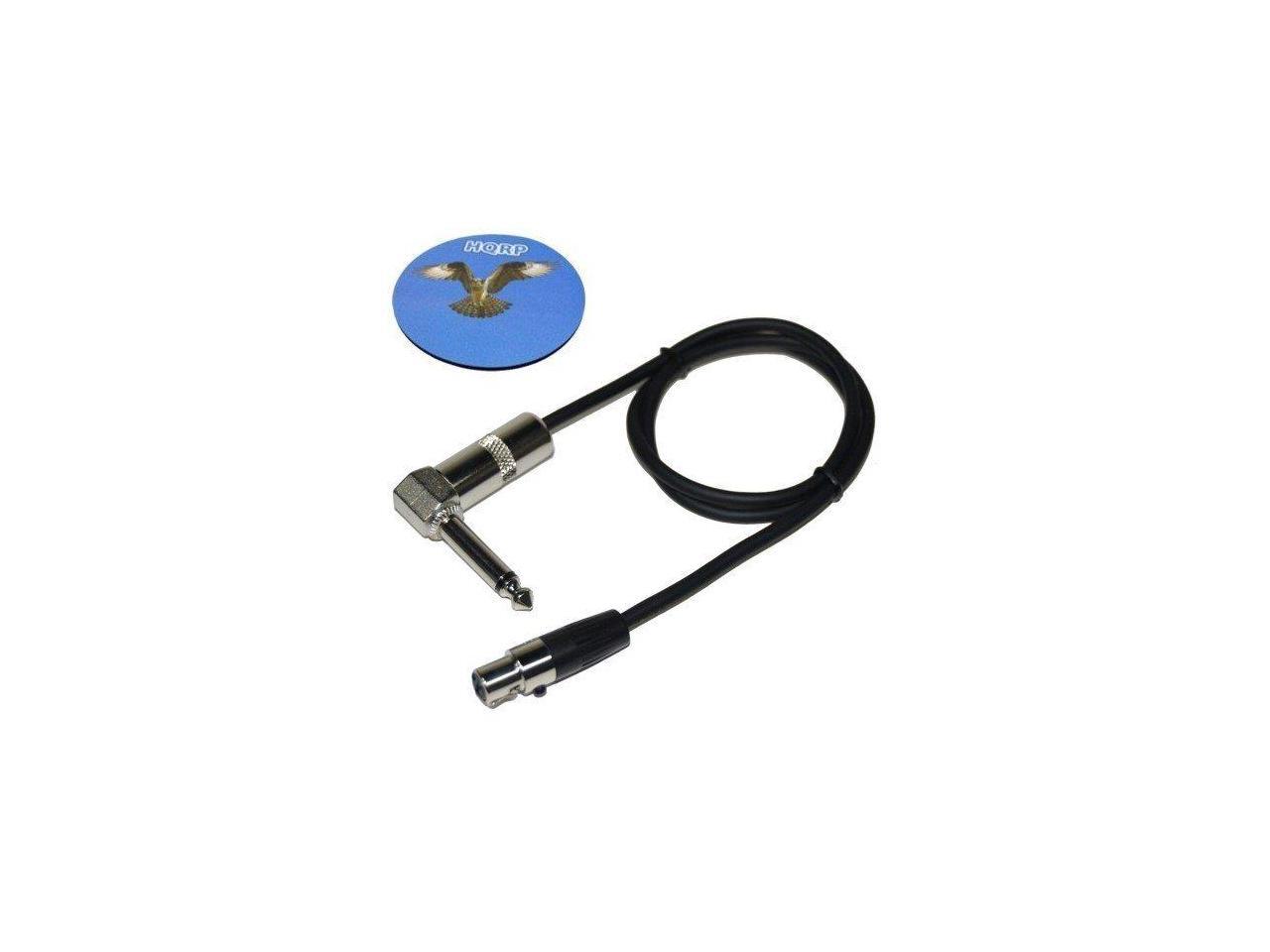 HQRP 4-Pin Mini Connector (TA4F) to Right-Angle 1/4-Inch Connector ...