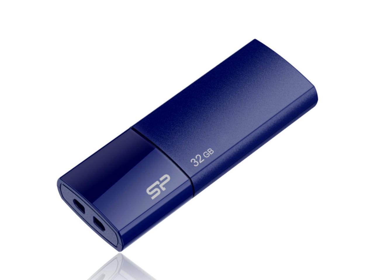 Silicon Power Ultima U05 32GB USB 2.0 Flash Drive, Deep Blue ...