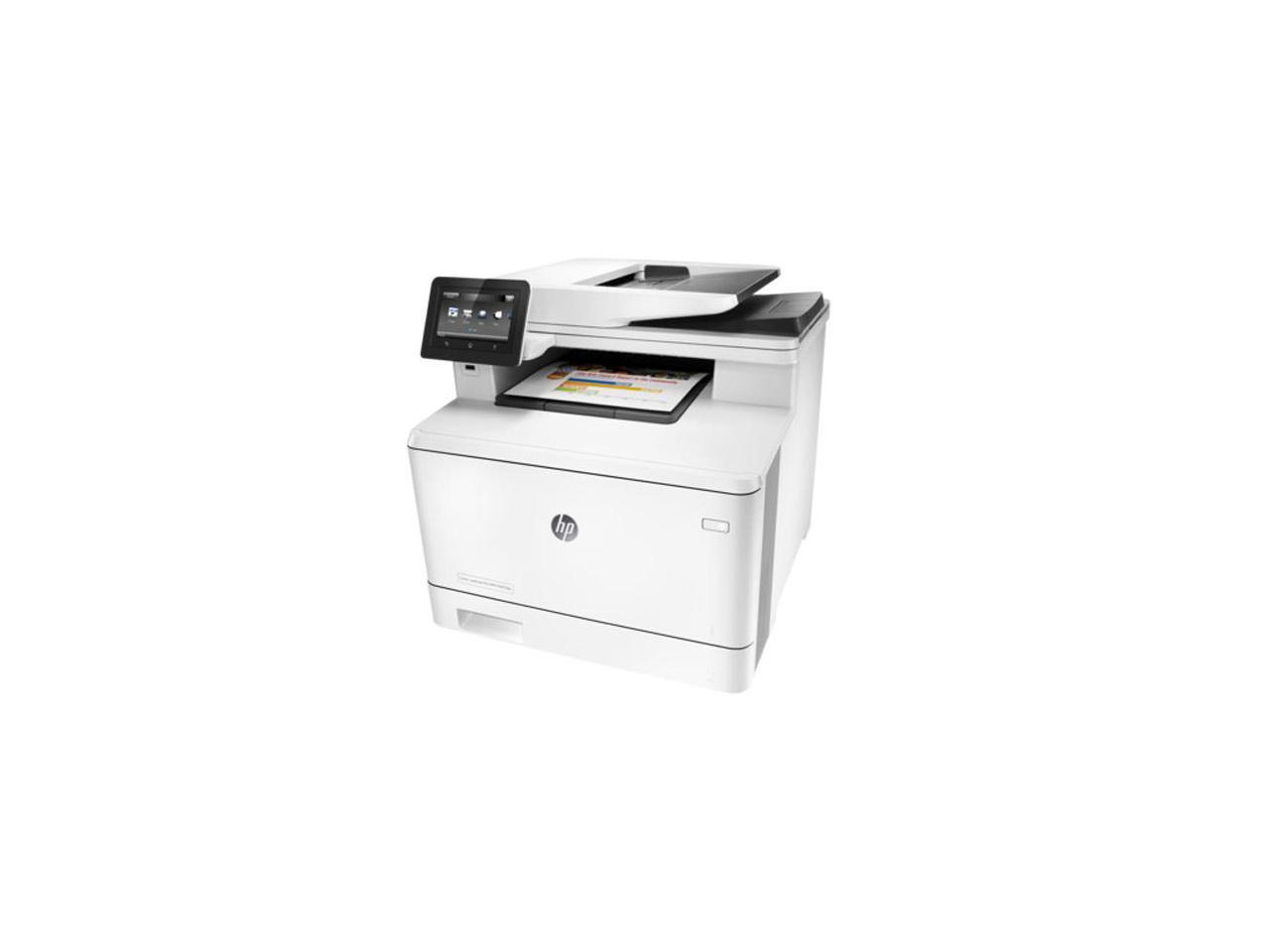 Refurbished: HP Color LaserJet Pro MFP M477fdn - Multifunction Printer ...