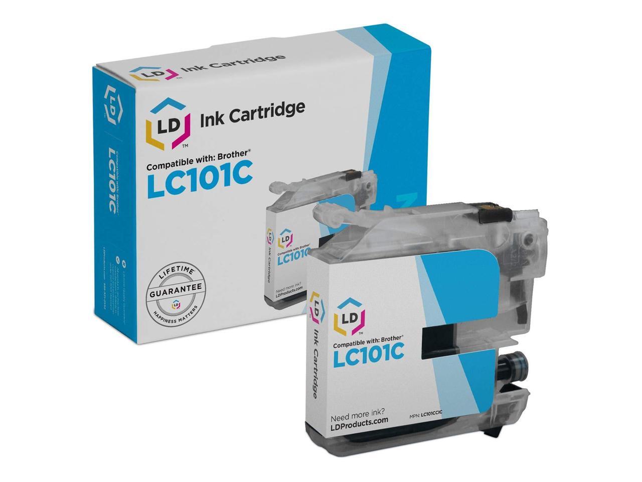LD © Brother Compatible LC101C Cyan Ink Cartridge for the MFC J245 ...