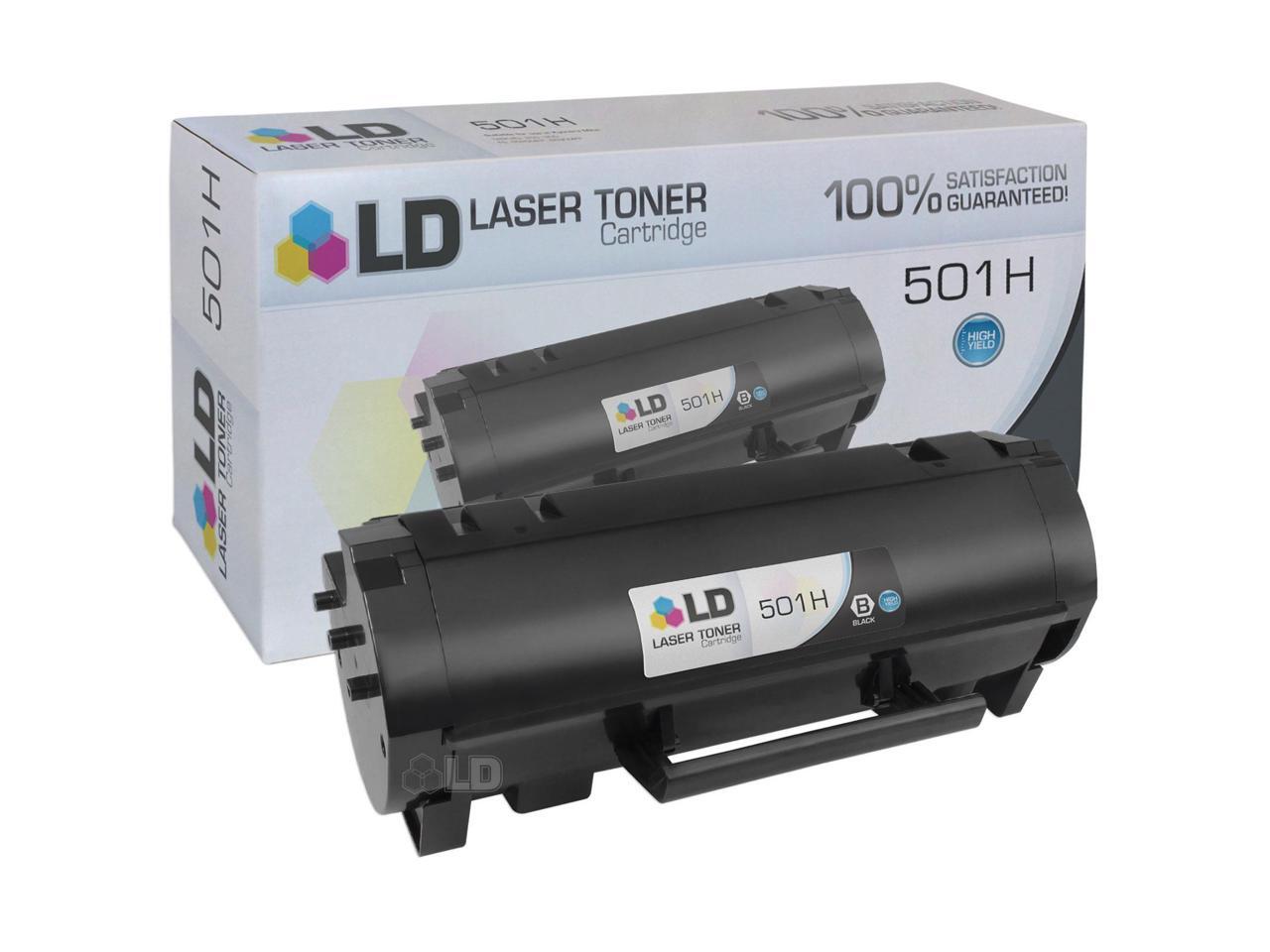 LD Compatible Replacement for Lexmark 501H 50F1H00 High Yield Black ...