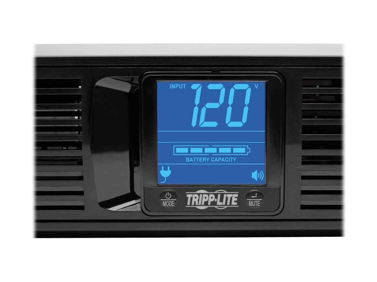 Tripp Lite SMART1500LCDXL 1500VA Smart UPS Back Up, 900W Rack-Mount/Tower, LCD, AVR, Extended ...