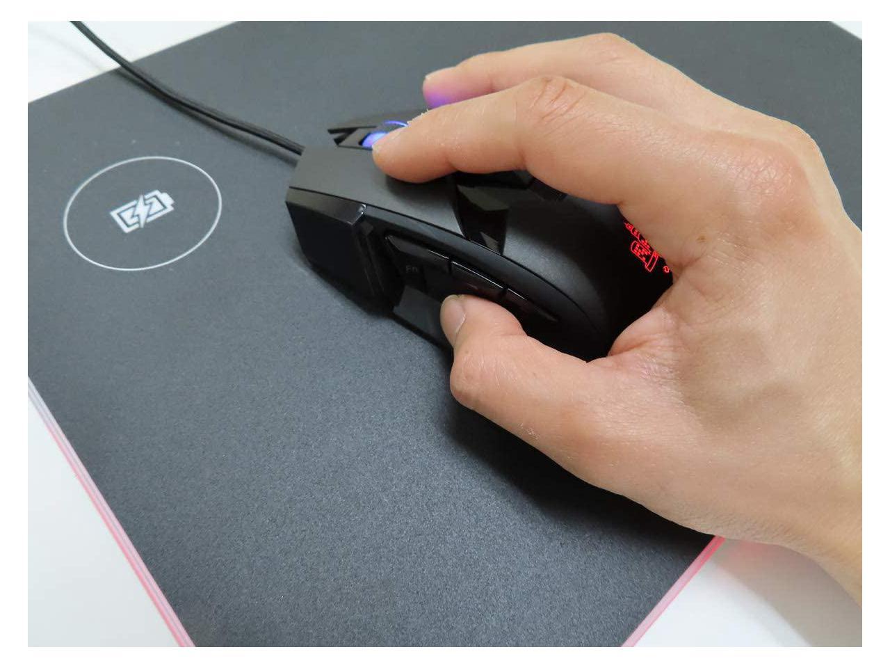 MOJO Pro Performance Silent Gaming Mouse - Wired Gaming Mouse w/ 9 ...