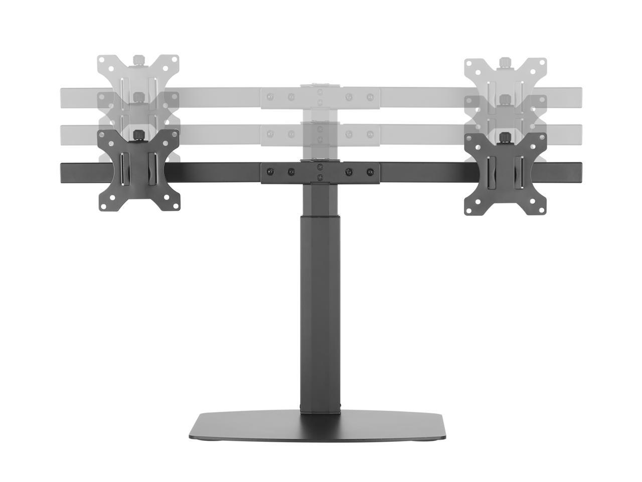 Amer Mounts 2EZH | Dual Screen Pneumatic Vertical Lift Monitor Stand ...