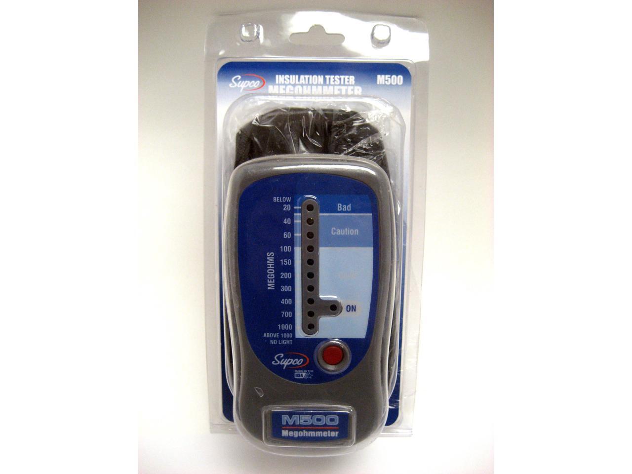 SUPCO M500 Megohmmeter,500VDC - Newegg.com