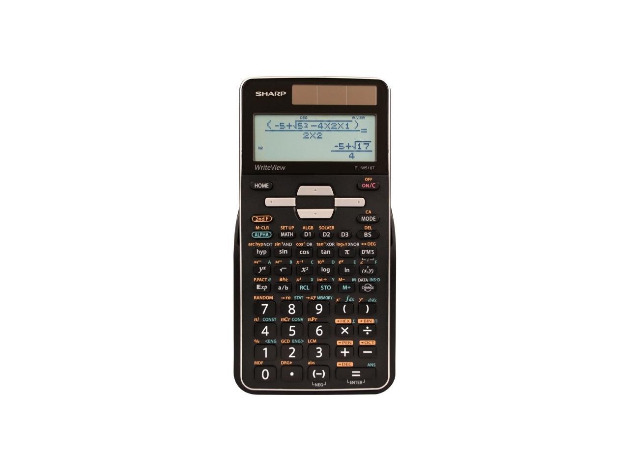 Sharp EL-W516TBSL 4-Line Advanced Scientific Calculator - Newegg.com