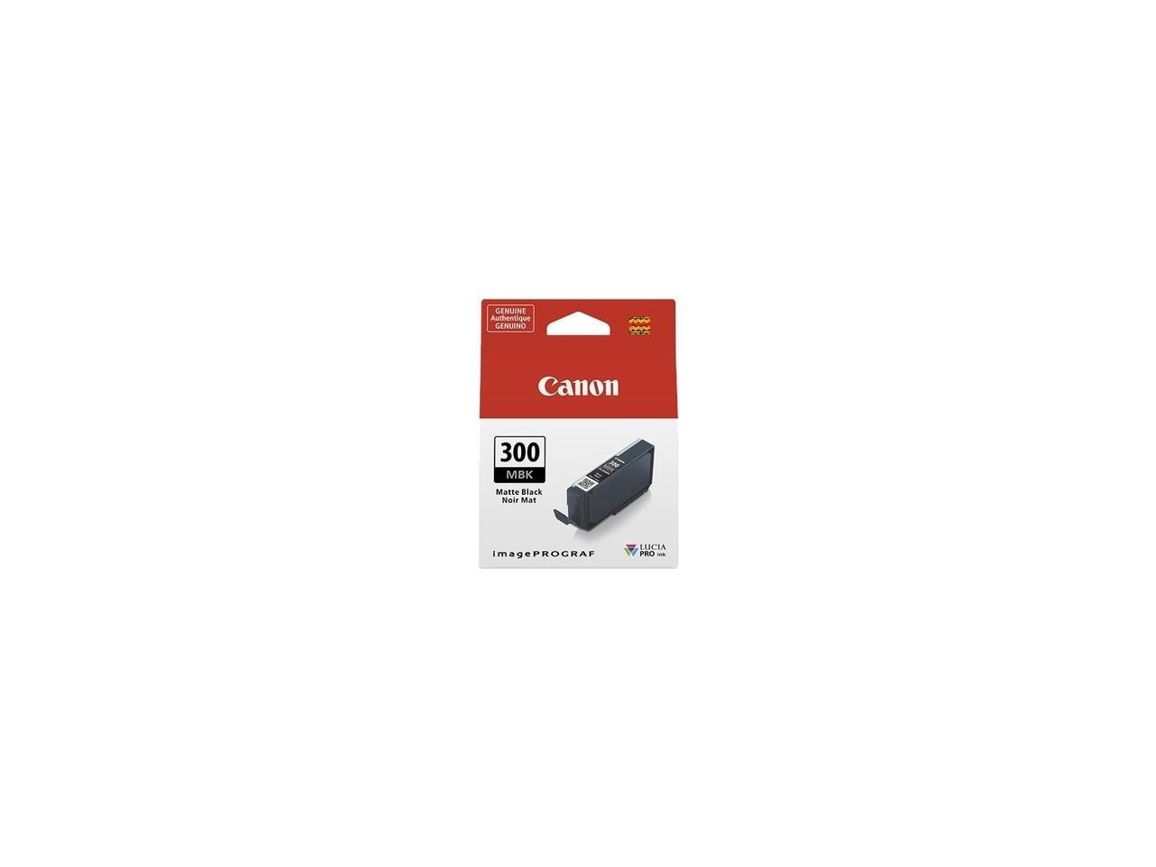 Canon LUCIA PRO PFI-300 Original Inkjet Ink Cartridge Matte Black Pack ...