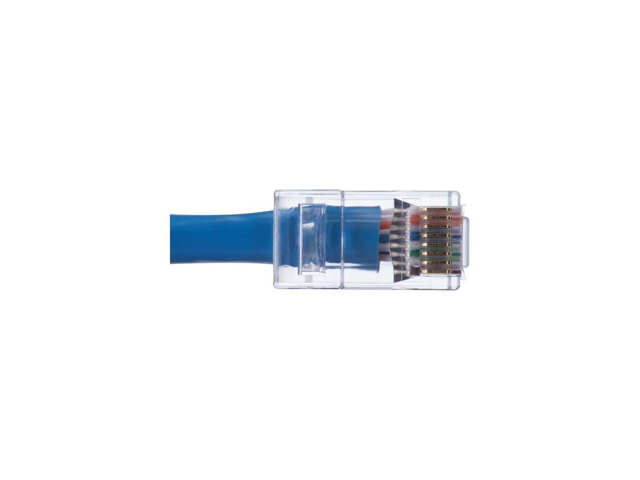 100PK CAT6 RJ45 PLUGS-IDEAL 85-377 CAT-6 FEED-THRU RJ45 MOD PLUGS (100 ...