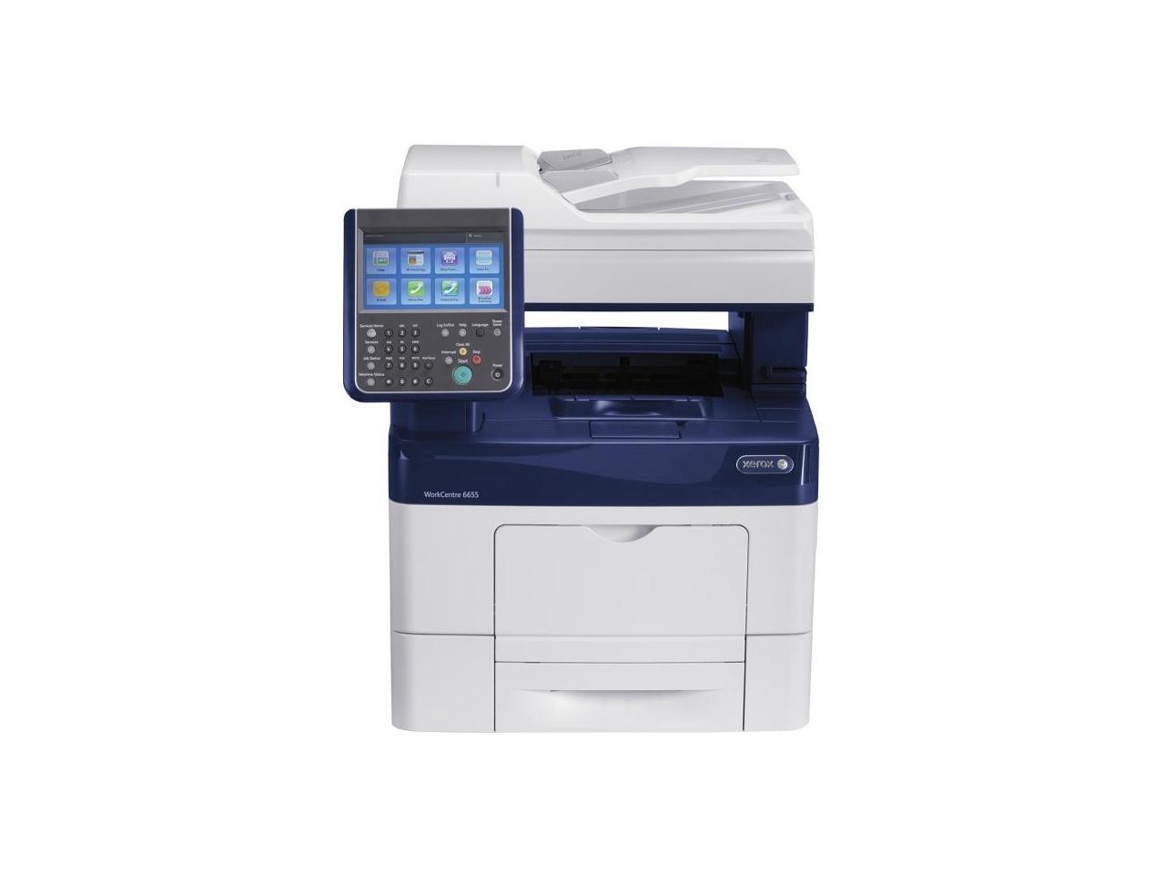 Xerox WorkCentre 6655/X Laser Multifunction Printer - Color - Plain ...