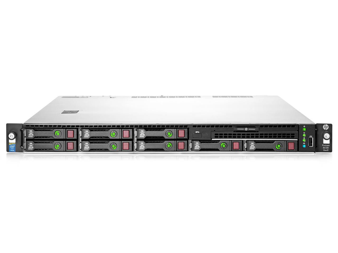 HP ProLiant DL120 Gen9 E5-2620 V3 2.4 GHz 6-core 8GB-R H240 8SFF 500W PS US Server (788091-S01 ...