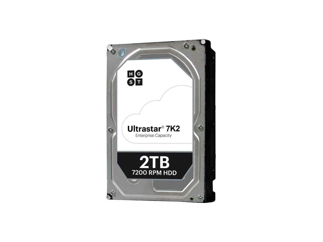 HGST 1W10002-20PK 20Pk 2Tb Ultrastar 7K2 Sata 7200 Rpm 3.5In 128Mb ...