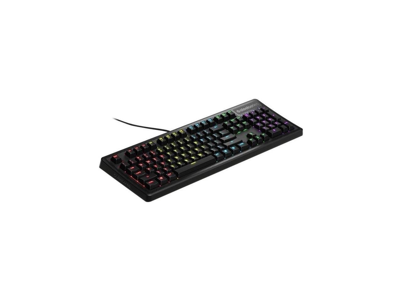 SteelSeries Apex 150 RGB Gaming Keyboard - Tactile & Silent - RGB LED ...