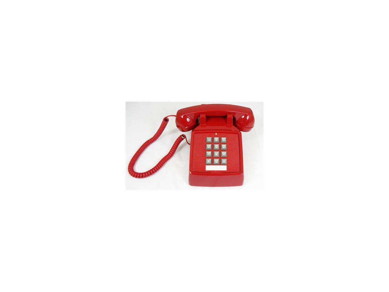 CORT-ITT2500-MC-Red Desk Phone - Newegg.com