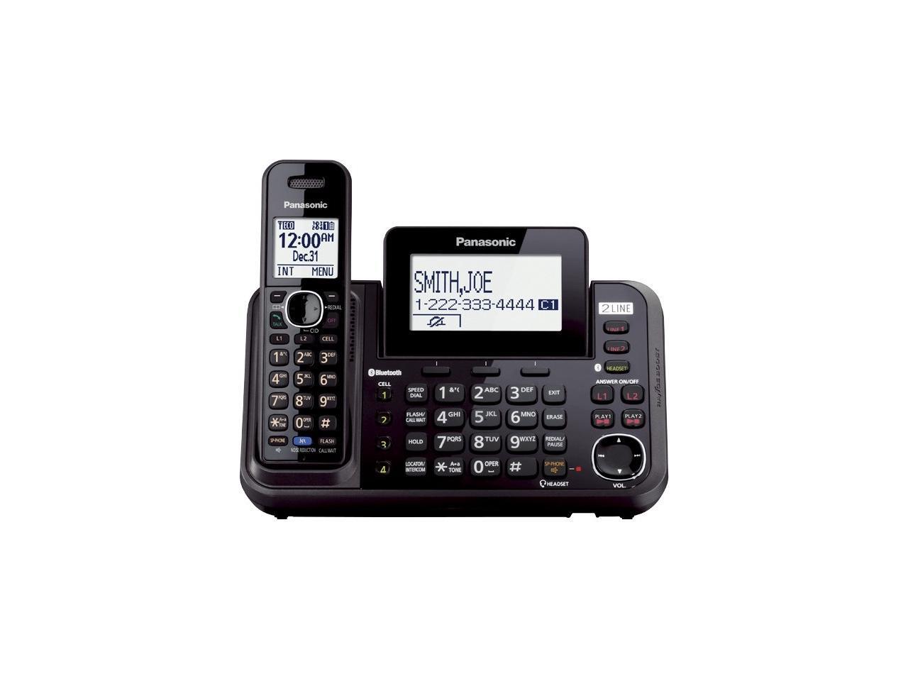 Panasonic KX-TG9541B-N 1 Handset Cordless Phone - Newegg.com