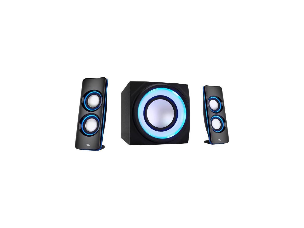 Cyber Acoustics Curve Ca-3712Bt 2.1 Bluetooth Speaker System - Black ...