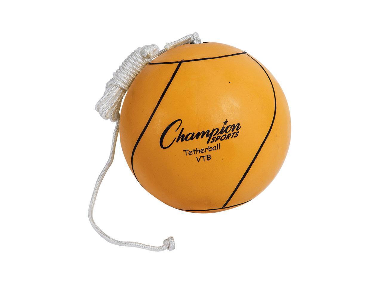 EChampion Sports Yellow Tether Ball - Rubber, Nylon - Yellow - 1 EachE ...