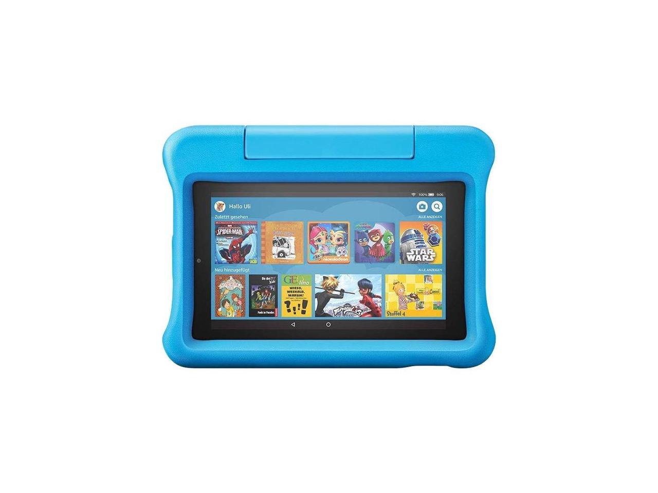Amazon Fire 7 Kids Edition 7" Tablet 16GB Blue Kid Proof Case Included ...
