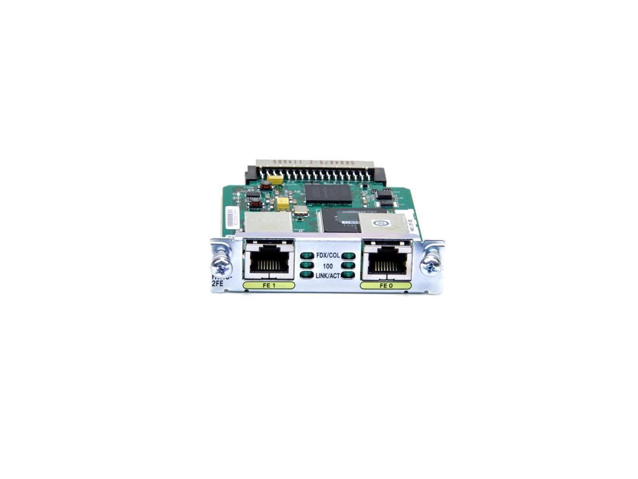 Refurbished: Cisco HWIC-2FE 2-Port Fast Ethernet High Speed WIC ...