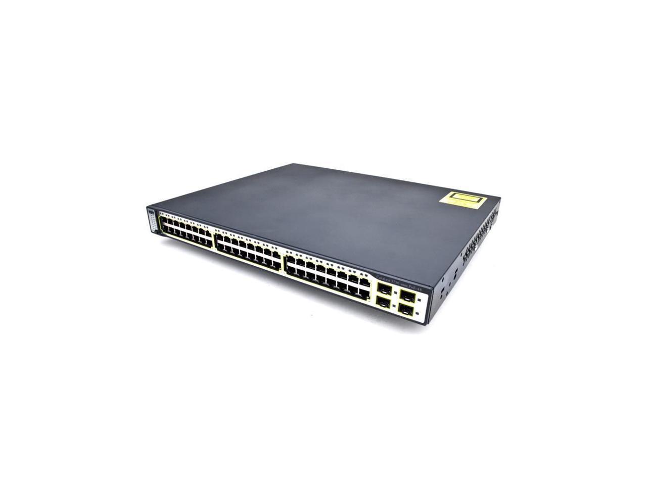 Cisco 3750 Series 48 Port PoE Switch, WS-C3750-48PS-E - Newegg.com