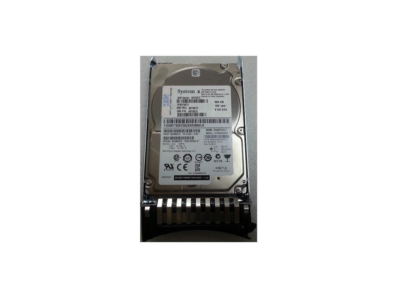 IBM 90Y8873 - 600GB 2.5" SAS 10K 6Gb/s HS Hard Drive - Newegg.com