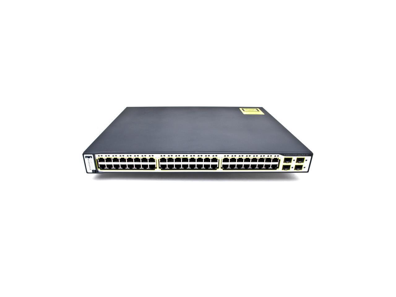 Cisco 3750 Series 48 Port PoE Switch, WS-C3750-48PS-E - Newegg.com