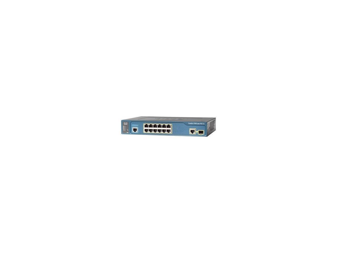 Cisco WS-C3560-12PC-S Catalyst 3560 12 10/100 PoE + - Newegg.com