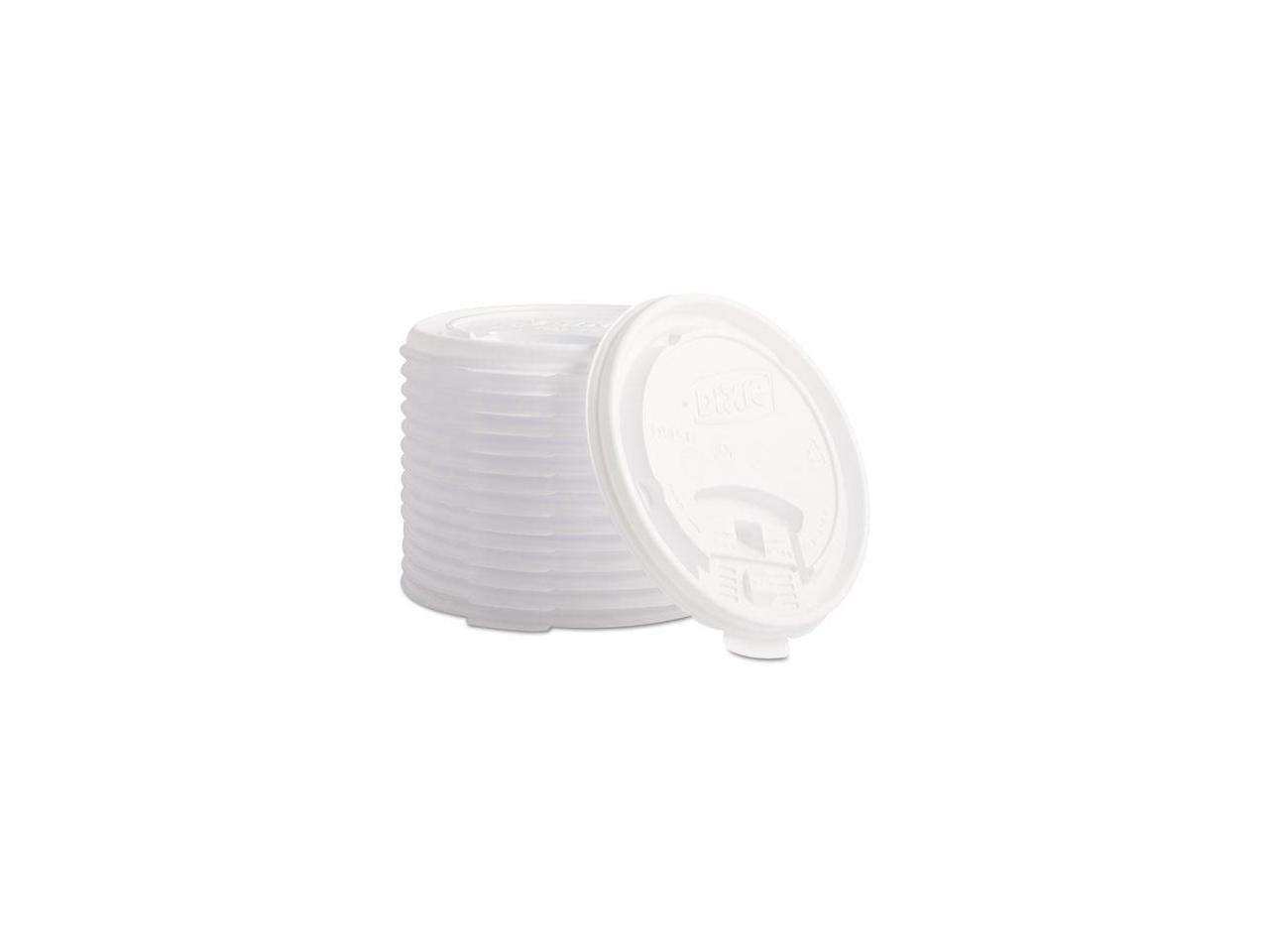 Dixie TB9542 Plastic Lids for Hot Drink Cups, 12 & 16 oz., White, 1000 ...