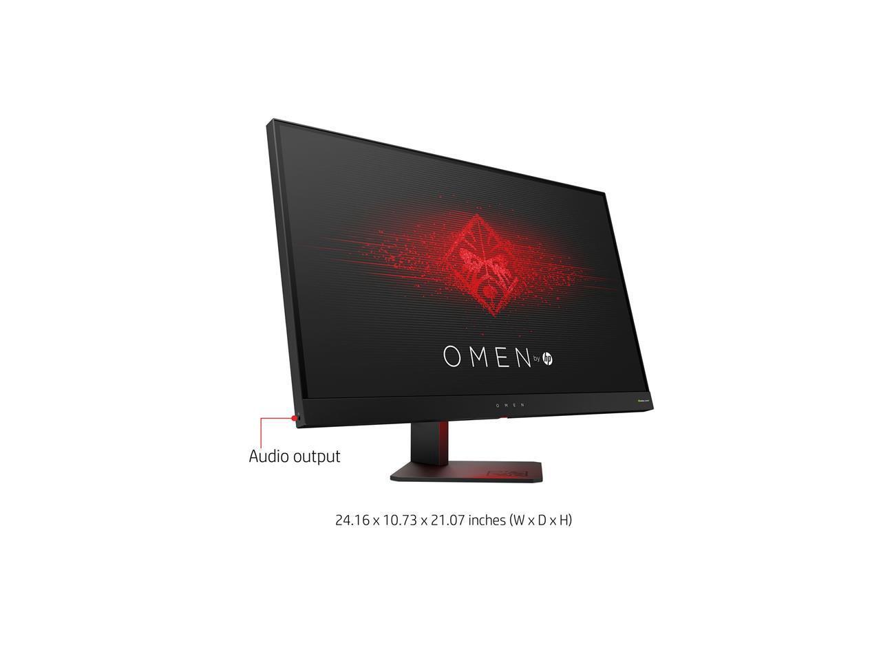 HP Omen 27" Gaming Monitor Black, 165Hz TN Panel- Newegg.com - Newegg.com